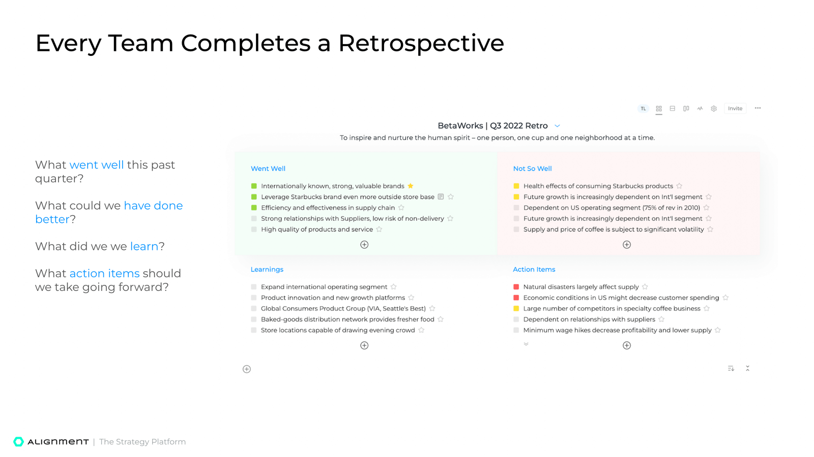 The Alignment Strategic Planning Playbook